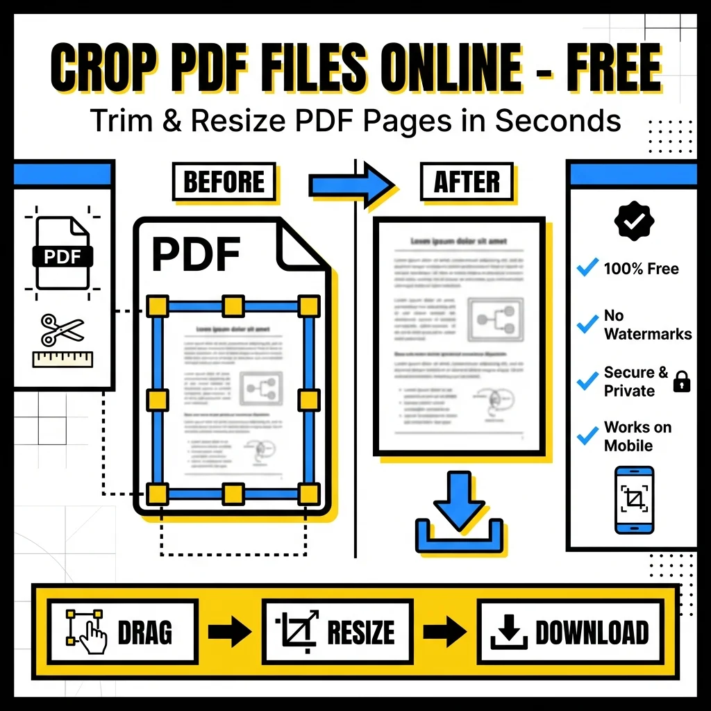 Crop PDF Online Free - Trim & Resize PDF Pages | Ecomdost